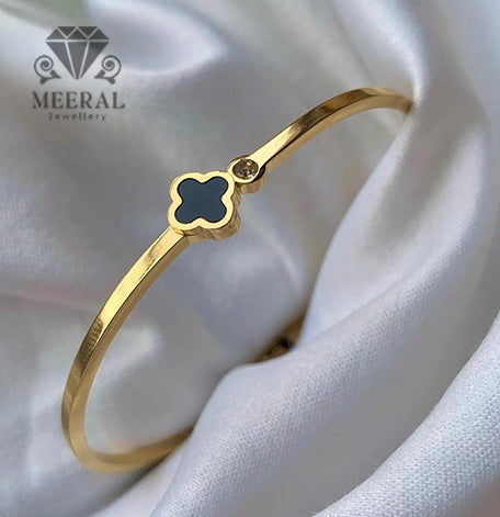 Stainless Steel Branded Clover kara bracelet handcuff for Girls ...